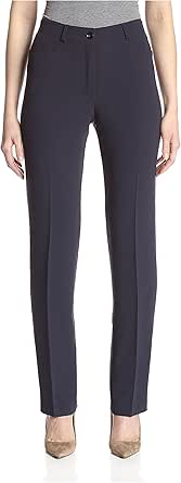Basler Women's Wide Leg Pants, Navy, 4 US/34 EU at Amazon Women’s ...