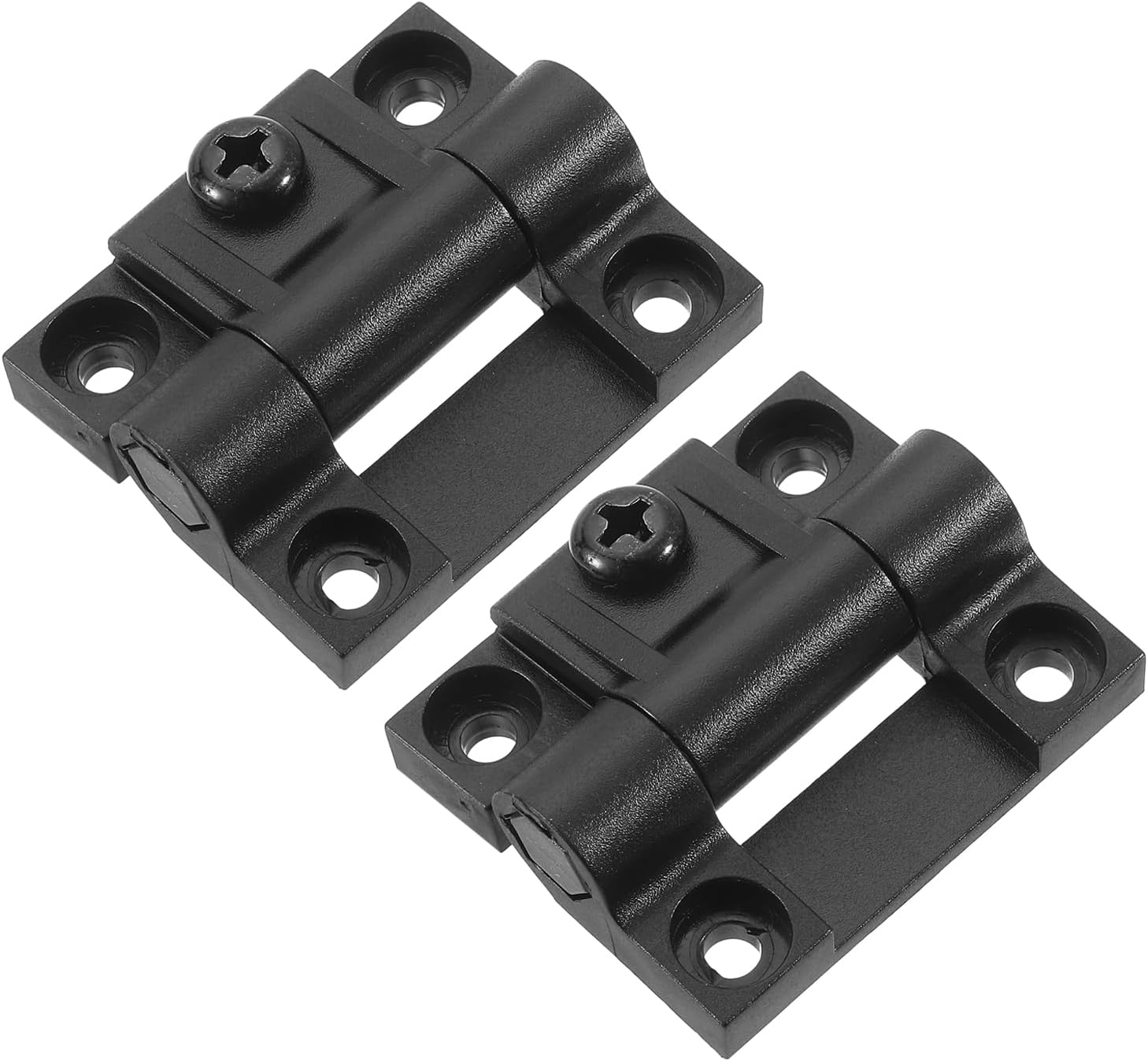 uxcell 2Pcs Adjustable Torque Hinge, 43x36mm Plastic Countersunk Holes ...