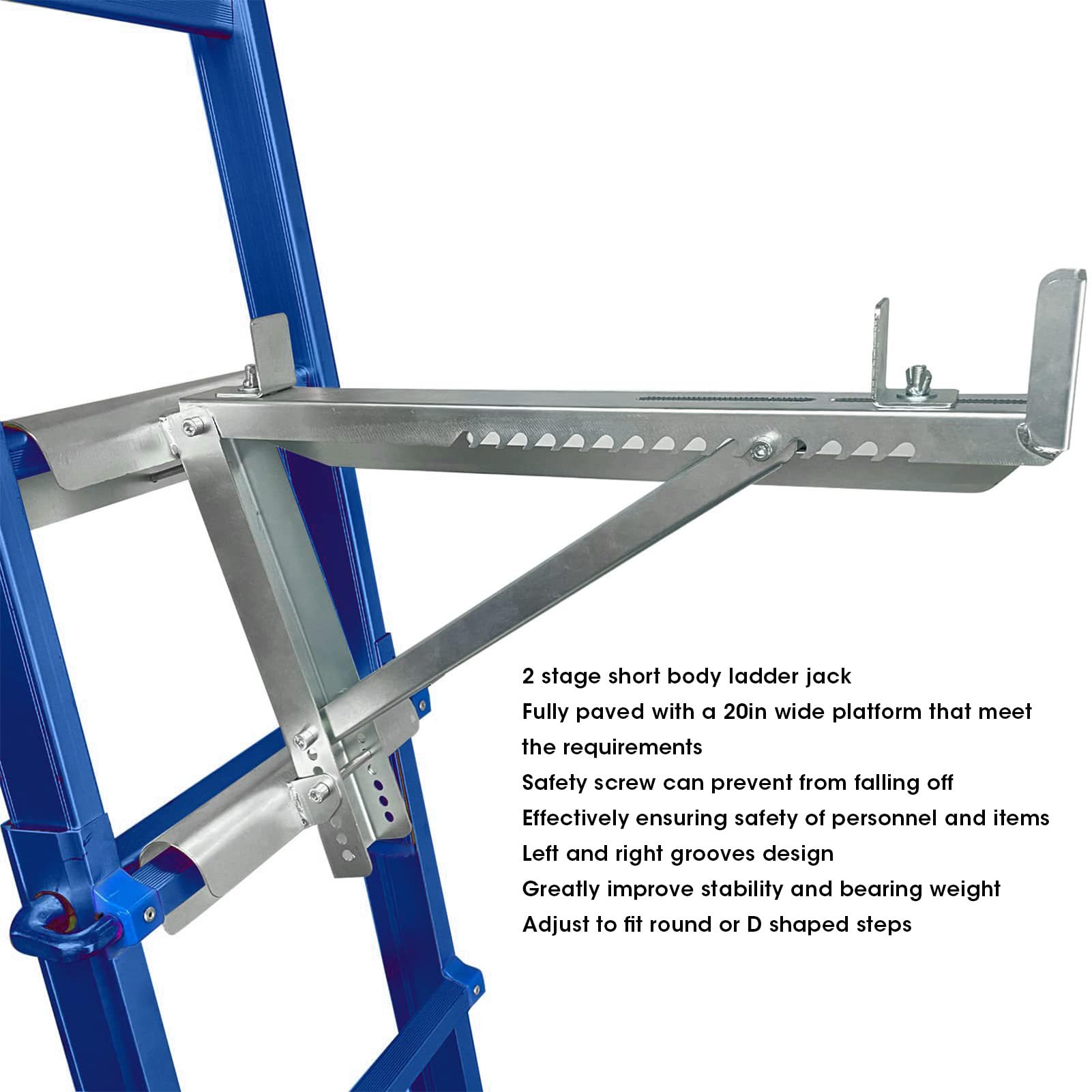 Ladder Jack Safety Rail Aluminum Guard Rail Safety System Advanced