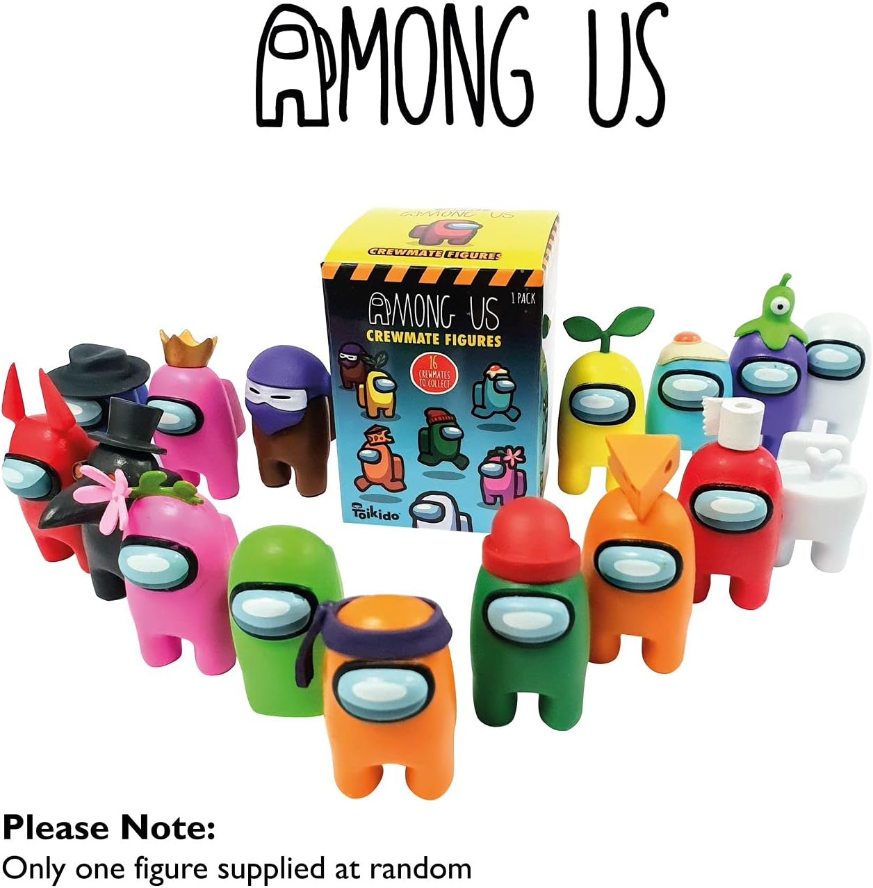 Among Us Crewmate Figures Series 1 Blind Box Assorted, Official ...