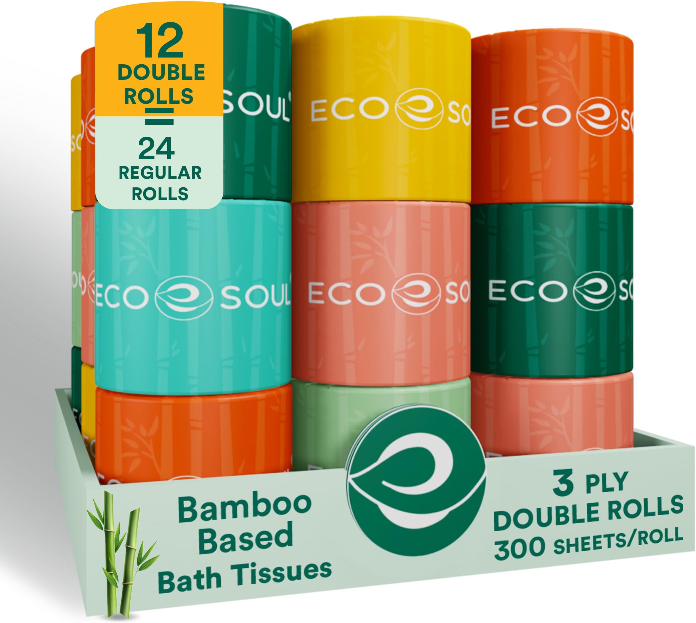 Amazon.com: Reel Premium Toilet Paper - 24 Rolls of Toilet Paper - 3 ...