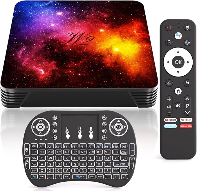 Amazon.com: Android 12.0 Smart TV Box 2025, 4GB RAM 128GB ROM TV Box ...