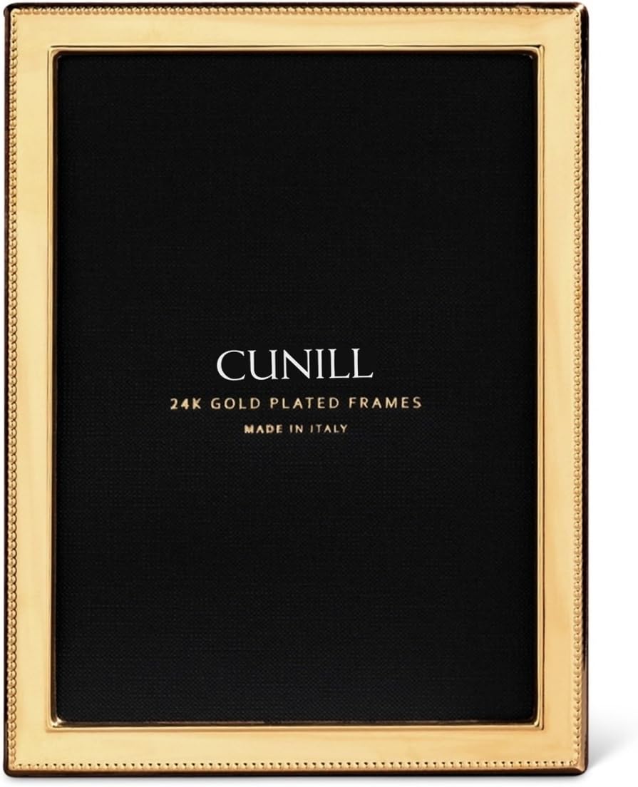 Amazon.com - Cunill 86757G 24k Gold Plated Bead (1/2" Border) 5x7 Frame
