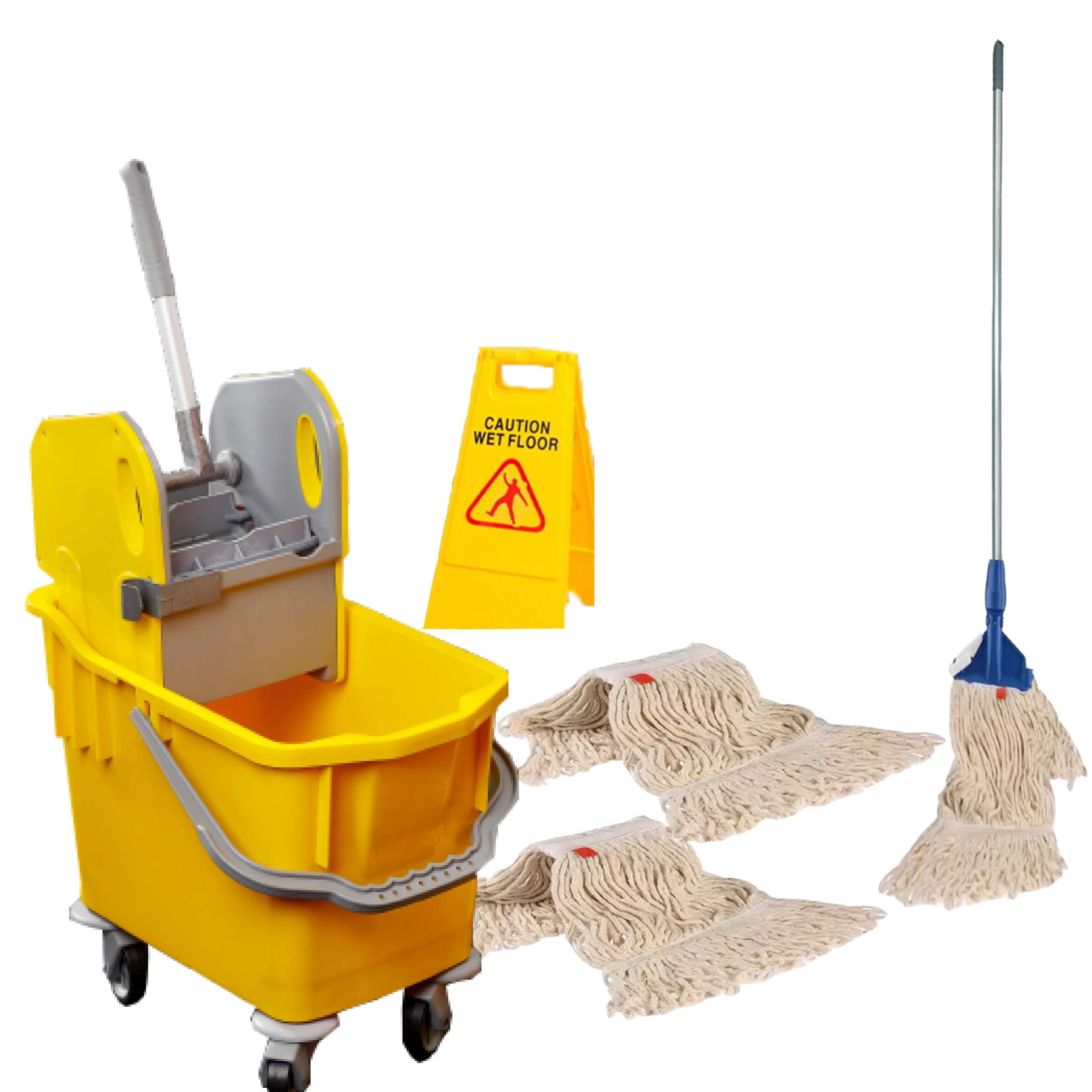 Bayersan Floor Cleaning Mopping Set 25l Bucket | Complete Mop | Mop ...