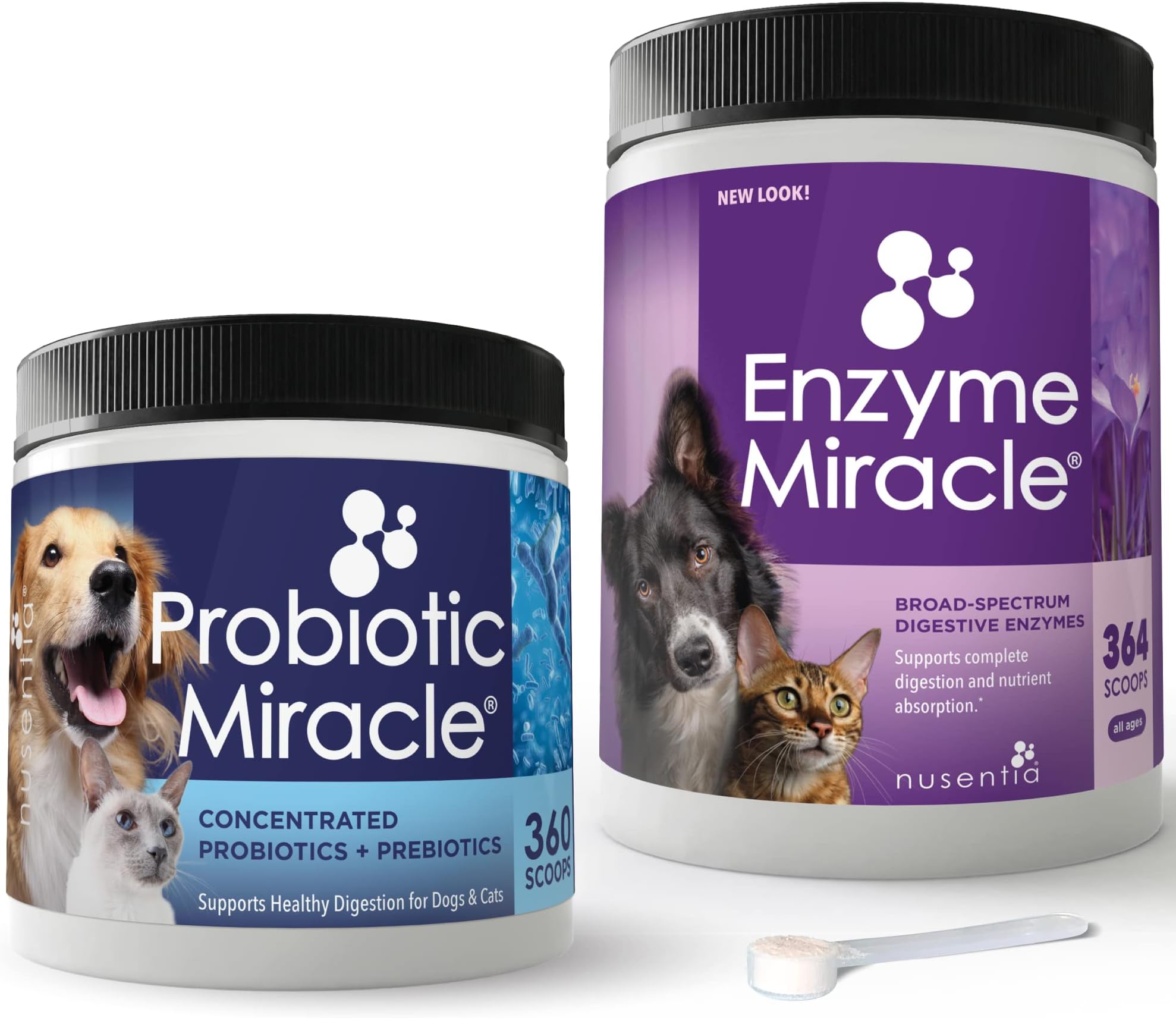 Amazon.com : NUSENTIA The Miracle Pack - Natural Probiotics + Digestive ...