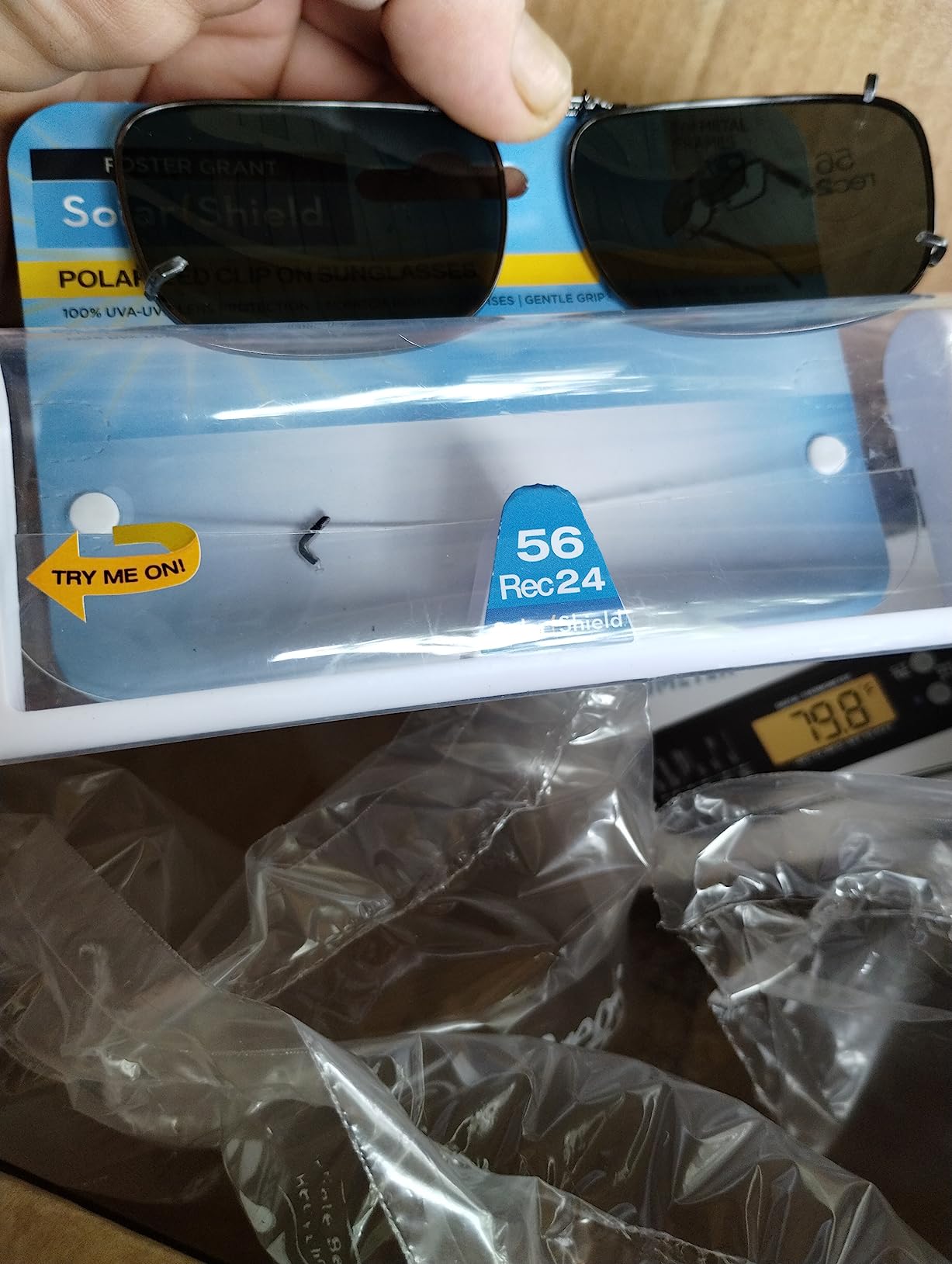 Amazon.com: Dioptics Solar Shield 2 REC Clip On Sunglasses Polarized ...
