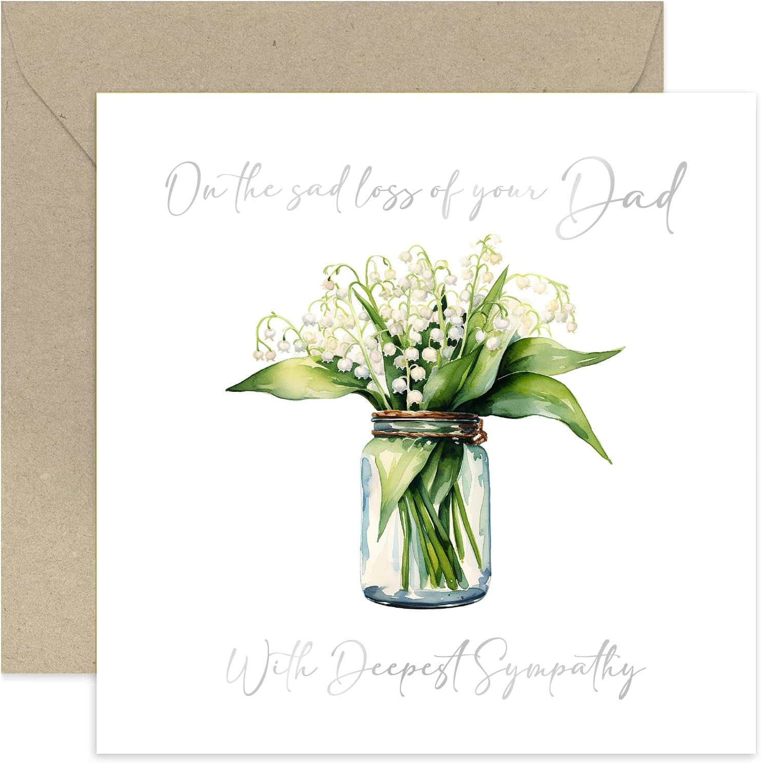 Sad Loss of Your Dad Deepest Sympathy Card for Family and Friends ...