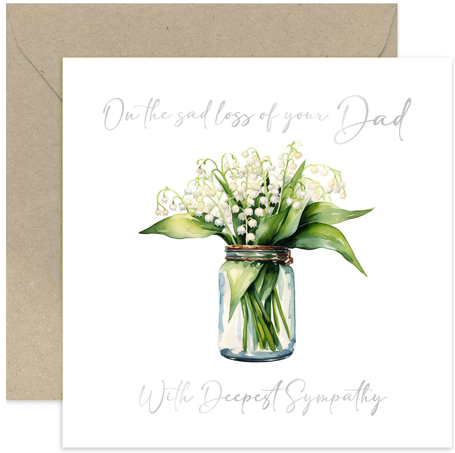Sad Loss of Your Dad Deepest Sympathy Card for Family and Friends ...