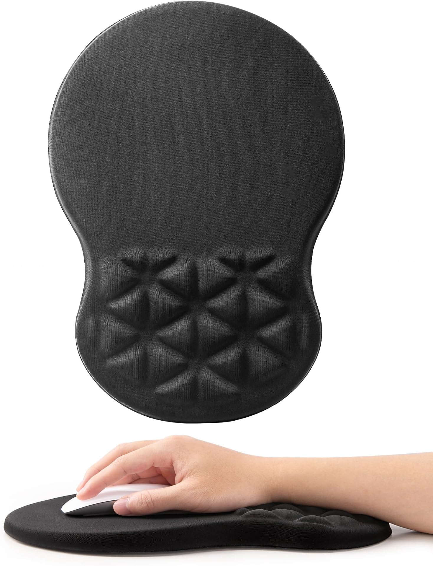 Amazon.com: zxbaers Ergonomic Mouse Pad Wrist Support with Massage ...