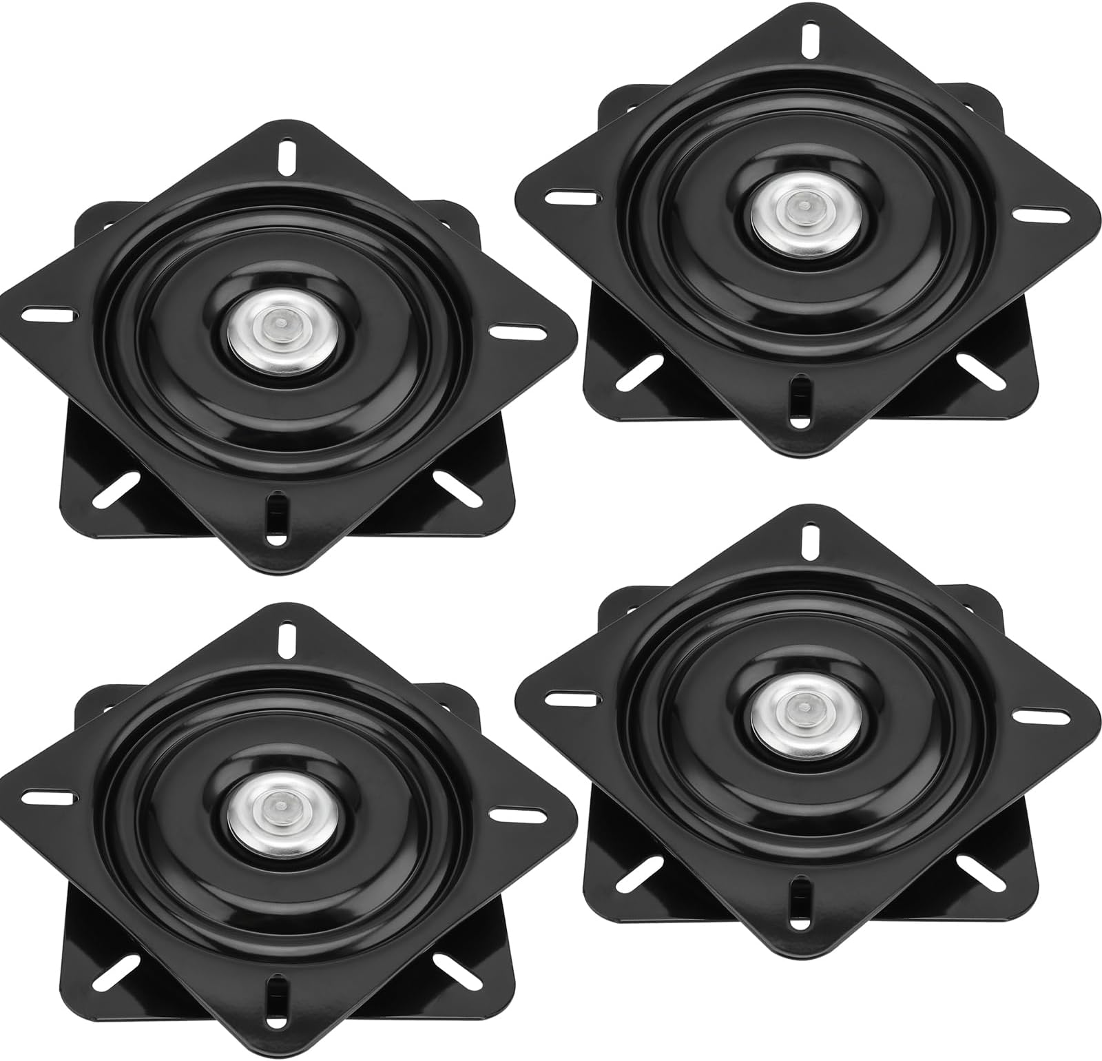 Amazon.com: HOZEON 4 Pcs 6.5 Inch Bar Stool Swivel Plate, Square Swivel ...