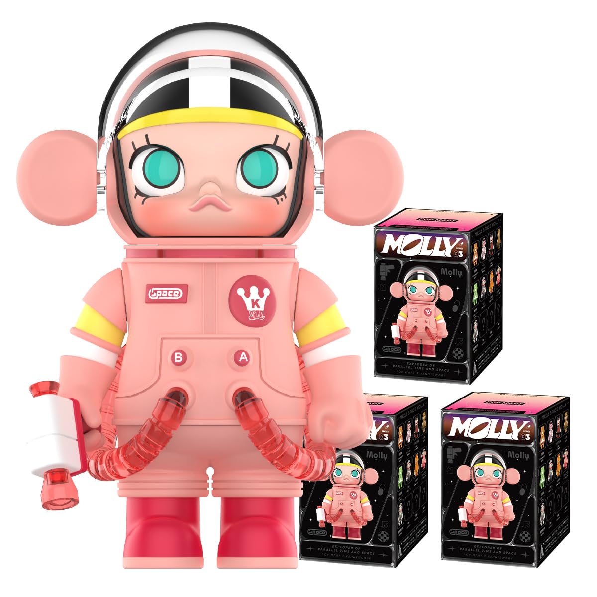 Amazon.co.jp: POP MART MEGA SPACE MOLLY 100% Series 3 [3 Pieces] Pop ...