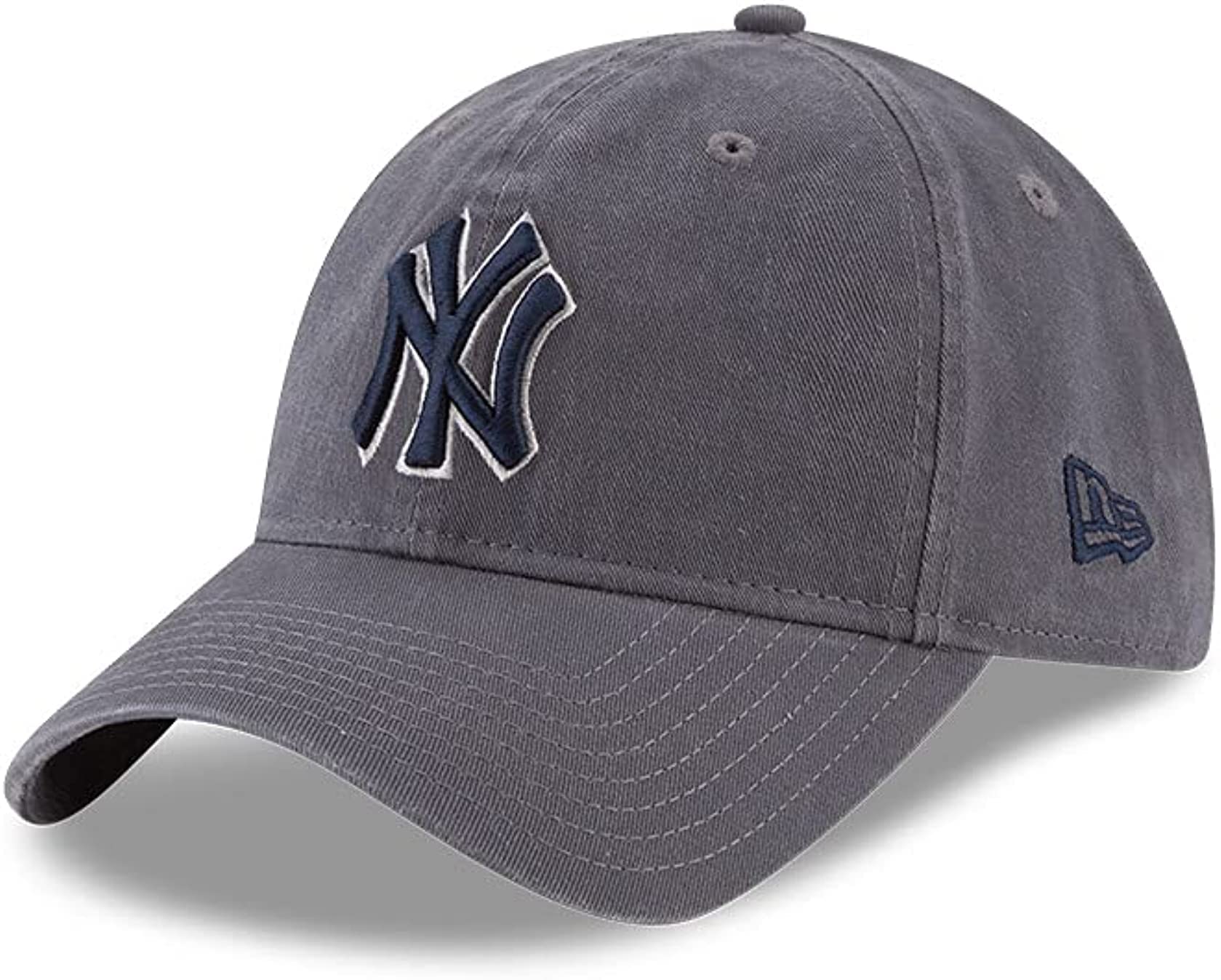 Snapklik.com : New Era MLB Core Classic 9TWENTY Graphite Charcoal Color Adjustable Hat Cap One ...