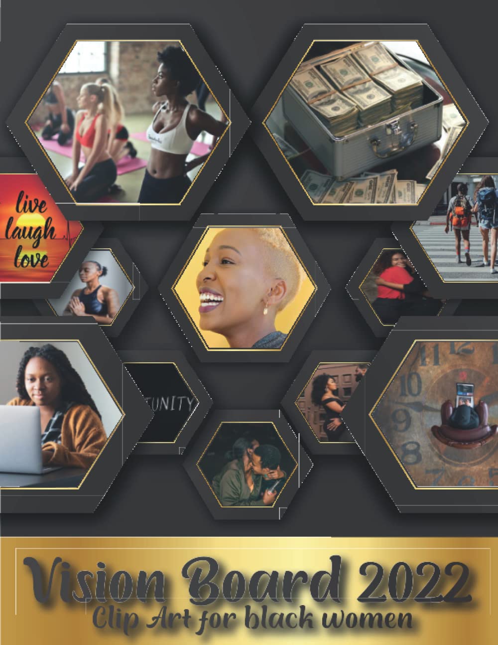 Buy Vision Board Clip Art Book For Black Women: 200+ Pictures, Quotes ...