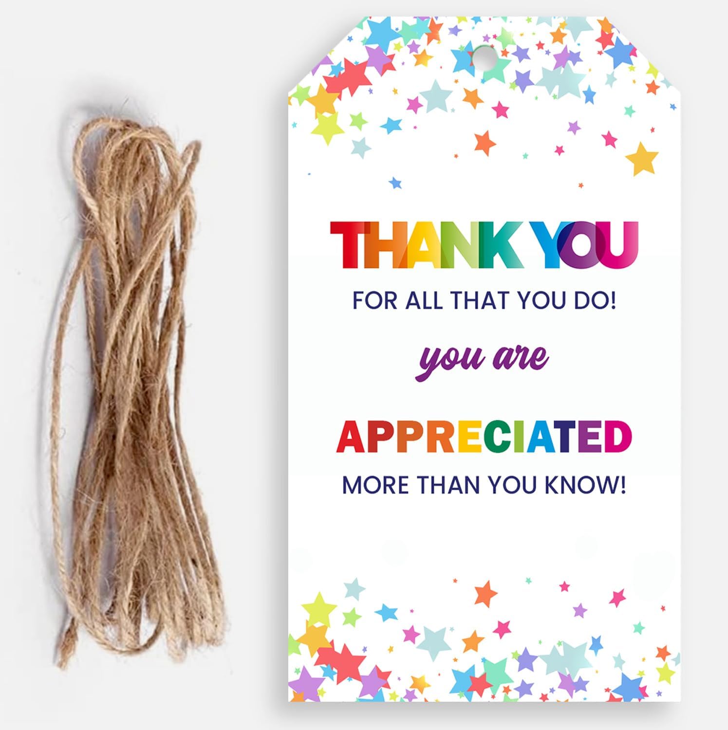 Amazon.com : Thank You Gift Tags,Thank You for All That You Do Tags ...