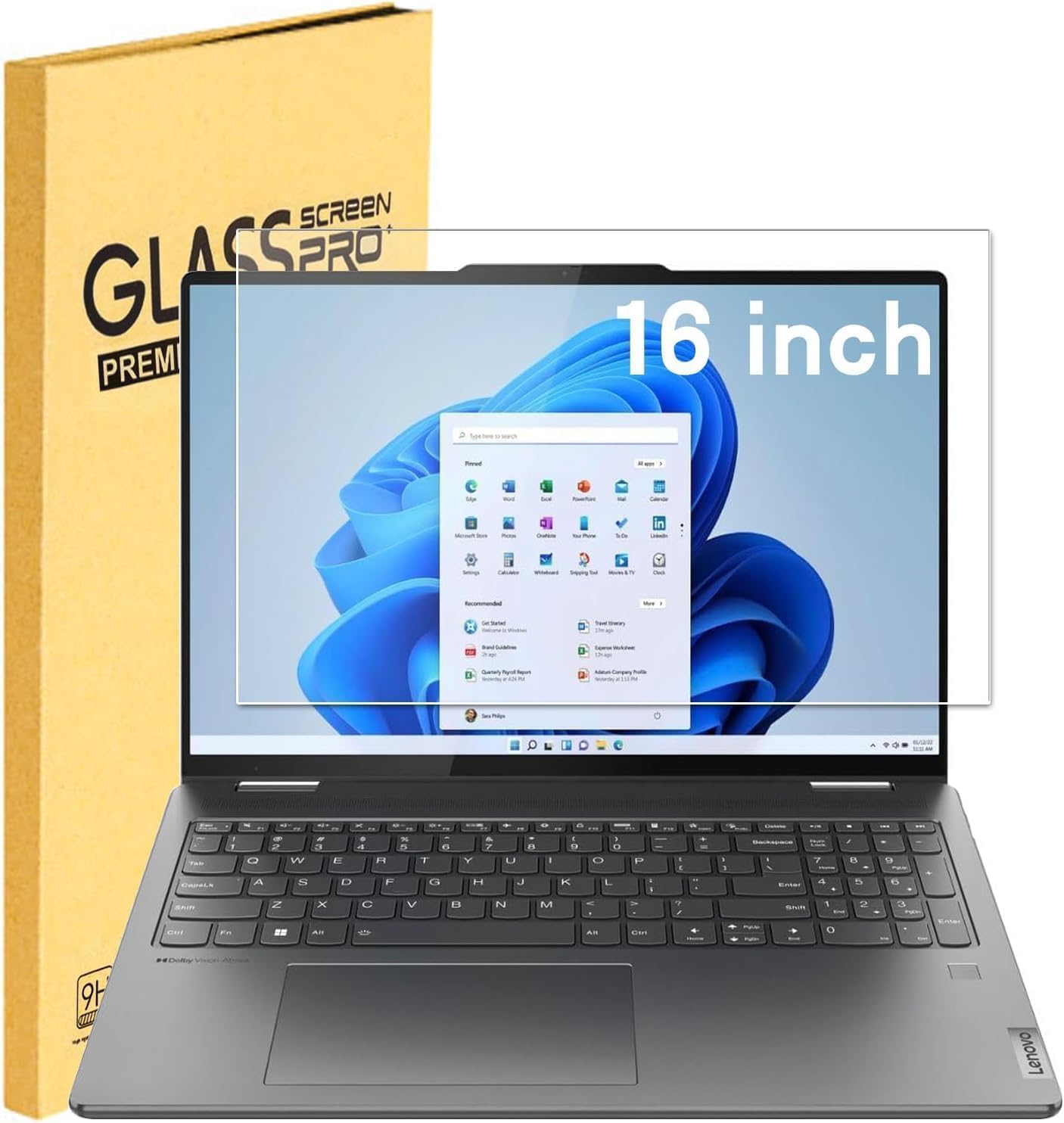 Amazon.com: Tempered Glass Screen Protector Compatible with 2024 Lenovo ...