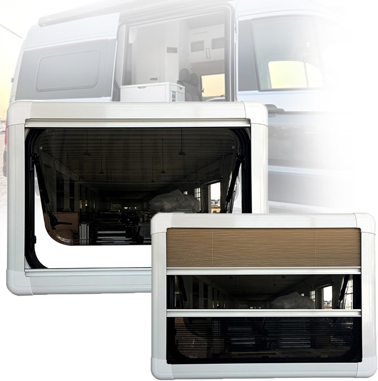 JINGEDD Rv Camper Windows Vent,Push Out Style Rv Windows,Rv Window ...