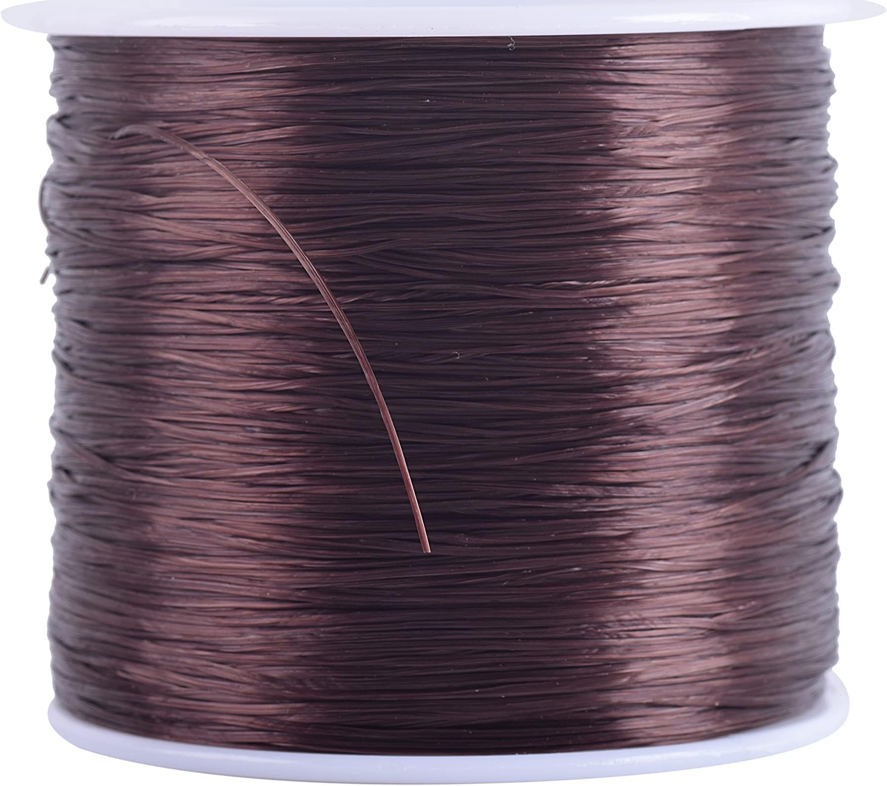 Amazon.com: Backbayia 5 Pieces 60m Elastic Hair Weaving Thread Wig Hair ...