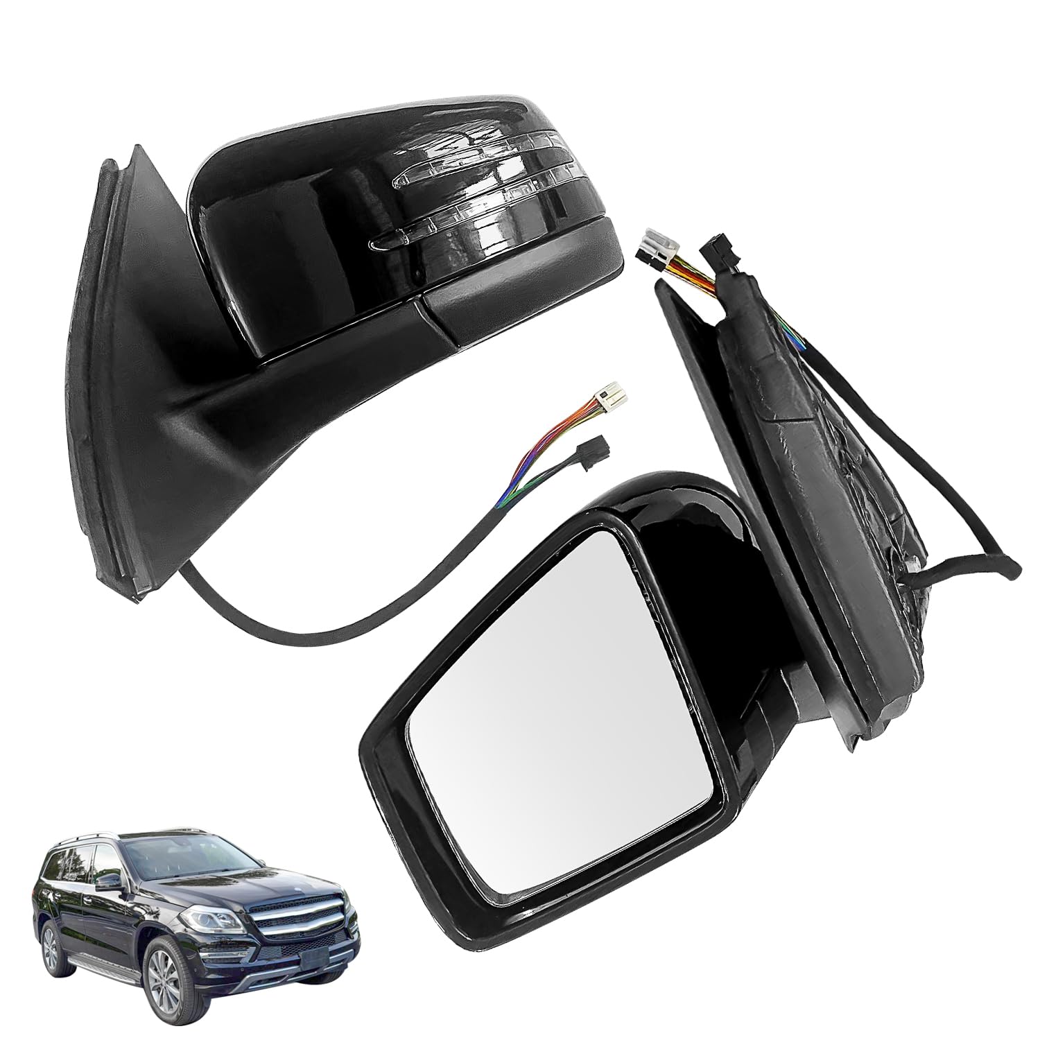 Proxlex Side Mirror Left Driver Compatible with Mercedes-Benz ML350 ...