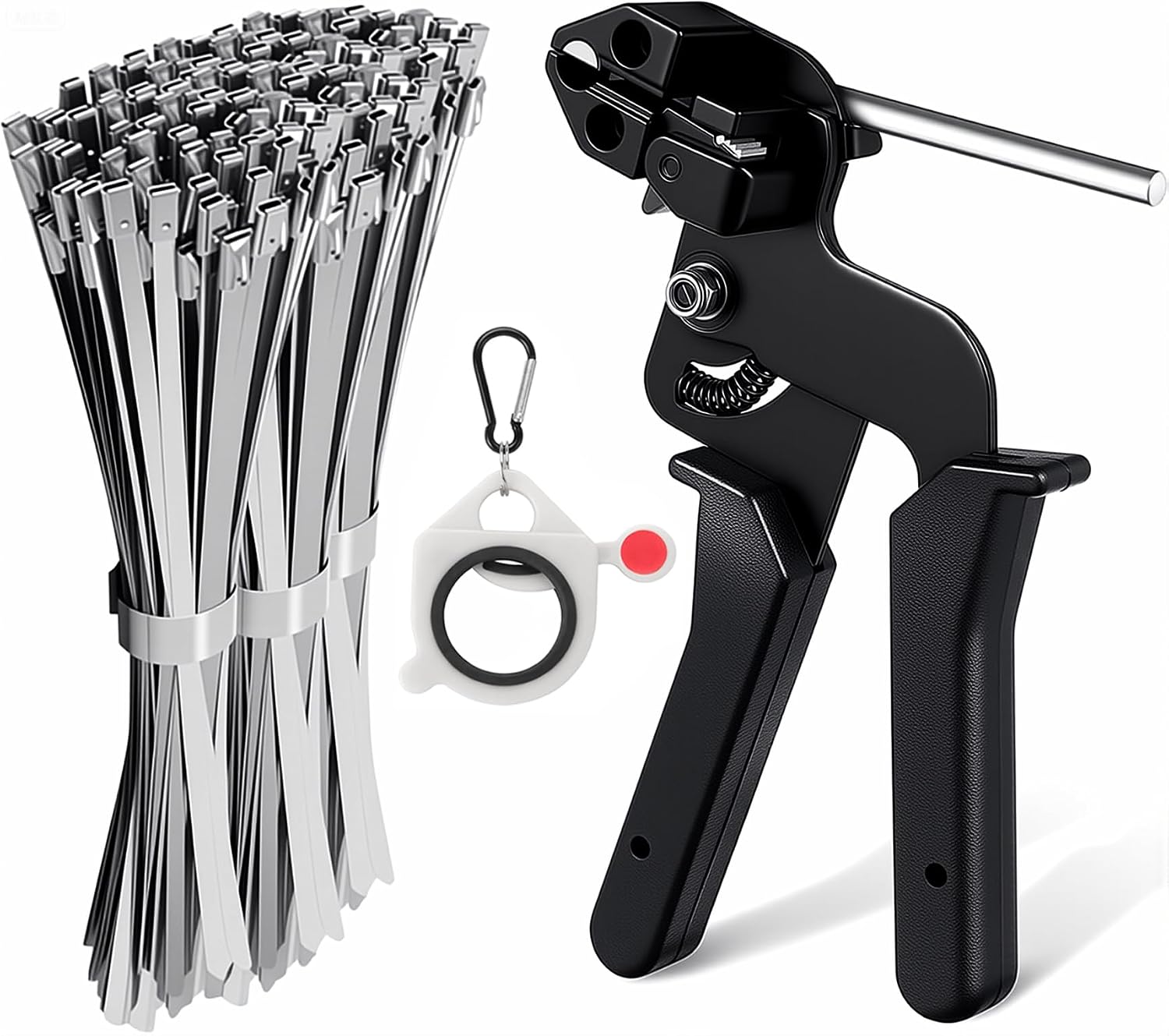 Amazon.com: Metal Zip Ties with Stainless Steel Zip Tie Gun ...