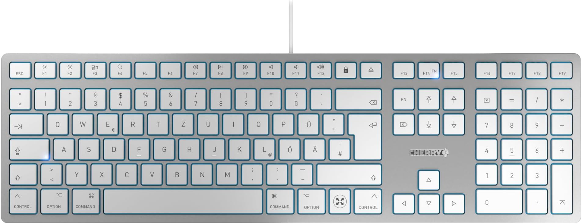 CSL - Kabellose Funk Tastatur - Wireless Keyboard - QWERTZ Layout - 5m ...