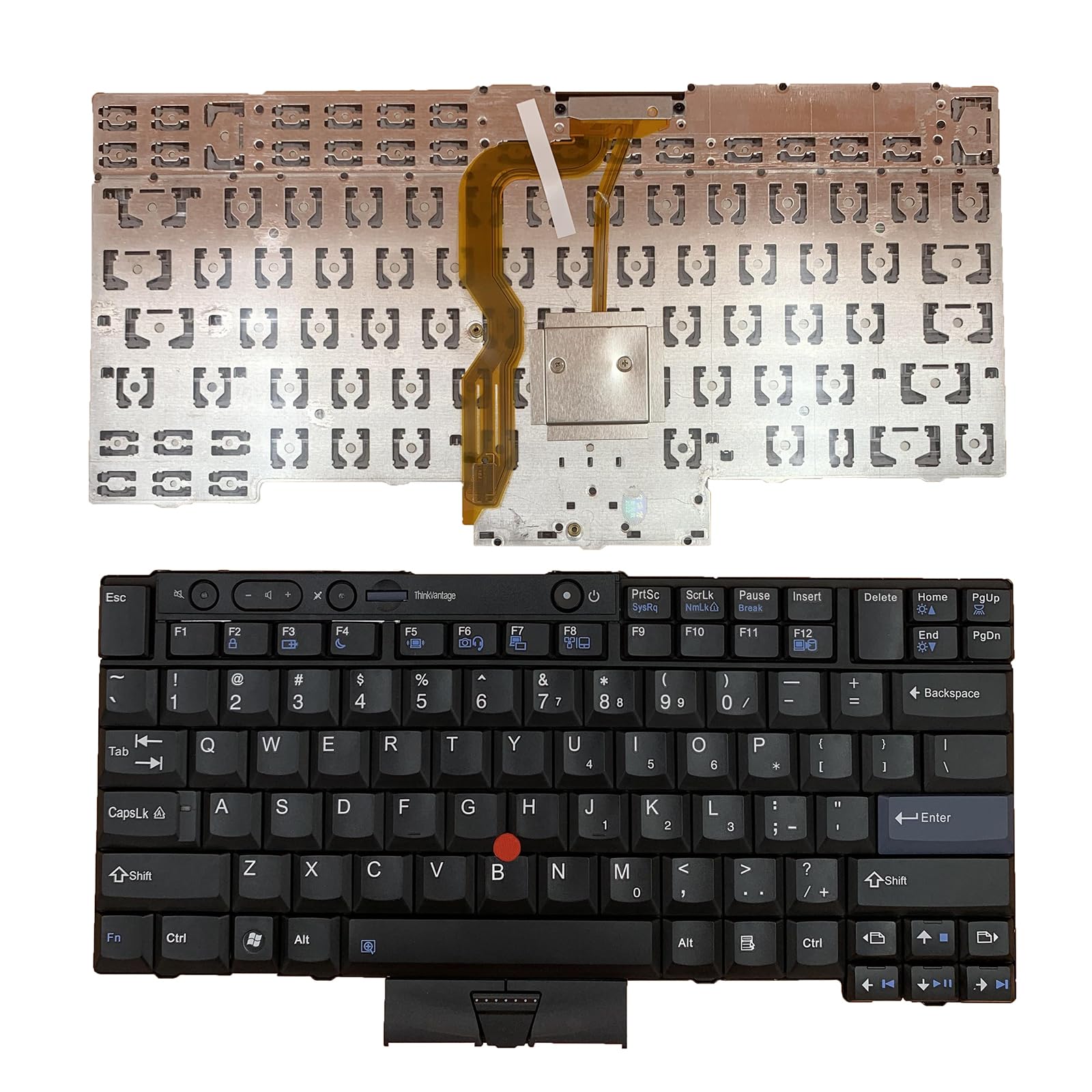 Amazon.com: Siakoocty Laptop Replacement US Layout Keyboard for Lenovo ...