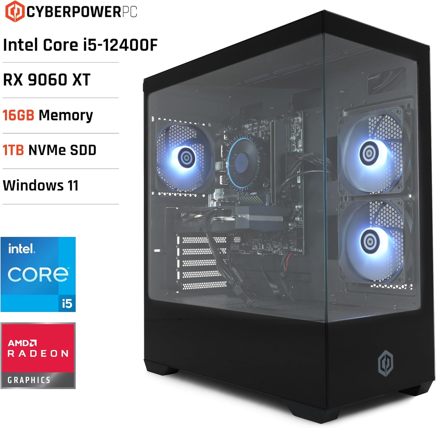 CYBERPOWERPC Wyvern Gaming PC - Intel Core i5-12400F Bahrain | Ubuy