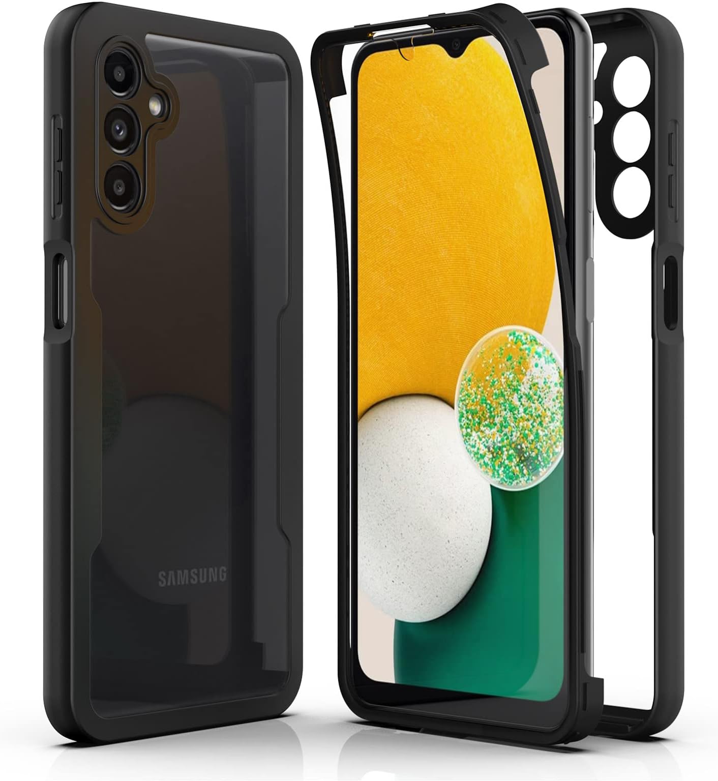 AICEK Compatible with Samsung Galaxy A13 5G / A04s / A04 Case, 360 ...