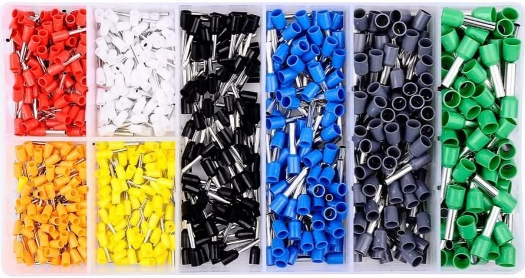 Wire Ferrules, Sopoby Insulated Ferrule Crimp Pin Terminal Kit for ...