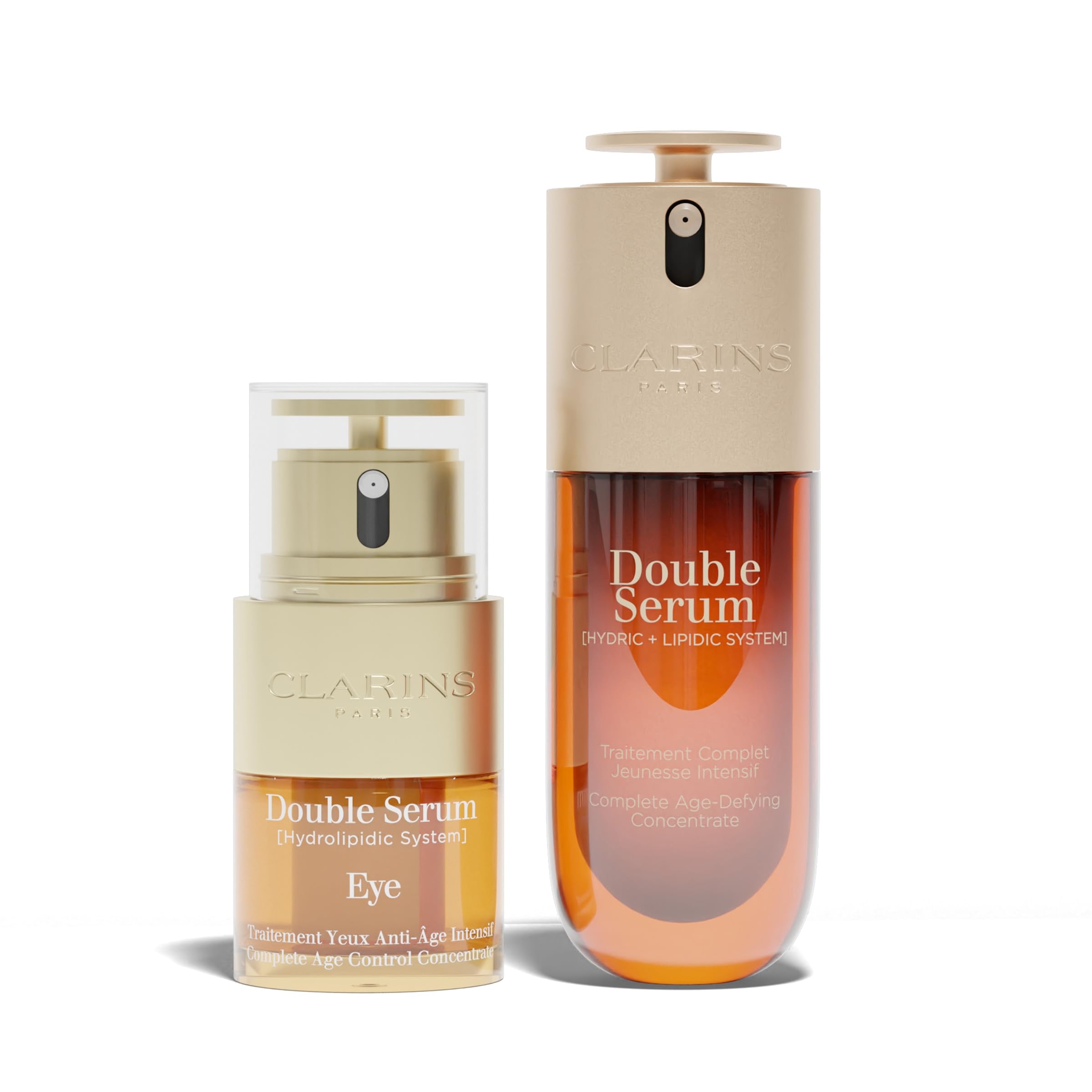 Amazon.com: Clarins Double Serum 1.7 Fl Oz and Clarins Double Serum Eye ...