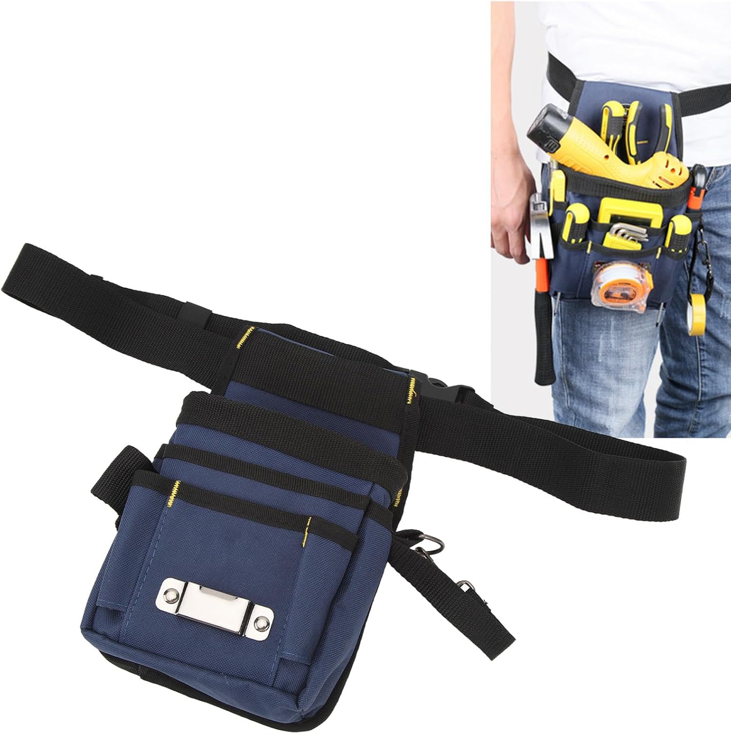 Waist Tool Bag, Leather Tool Pouch, Electrical Maintenance Work Pouch ...