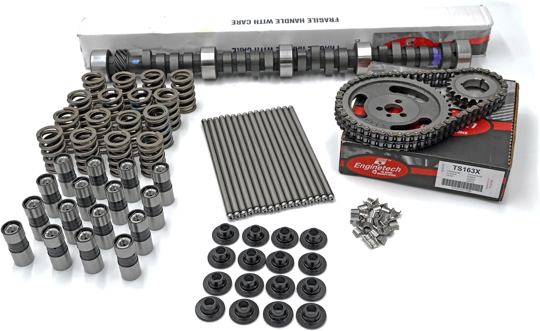 Amazon.com: Chevy SBC 350 5.7L HP RV Stage 2 420/433 Lift Cam Camshaft ...