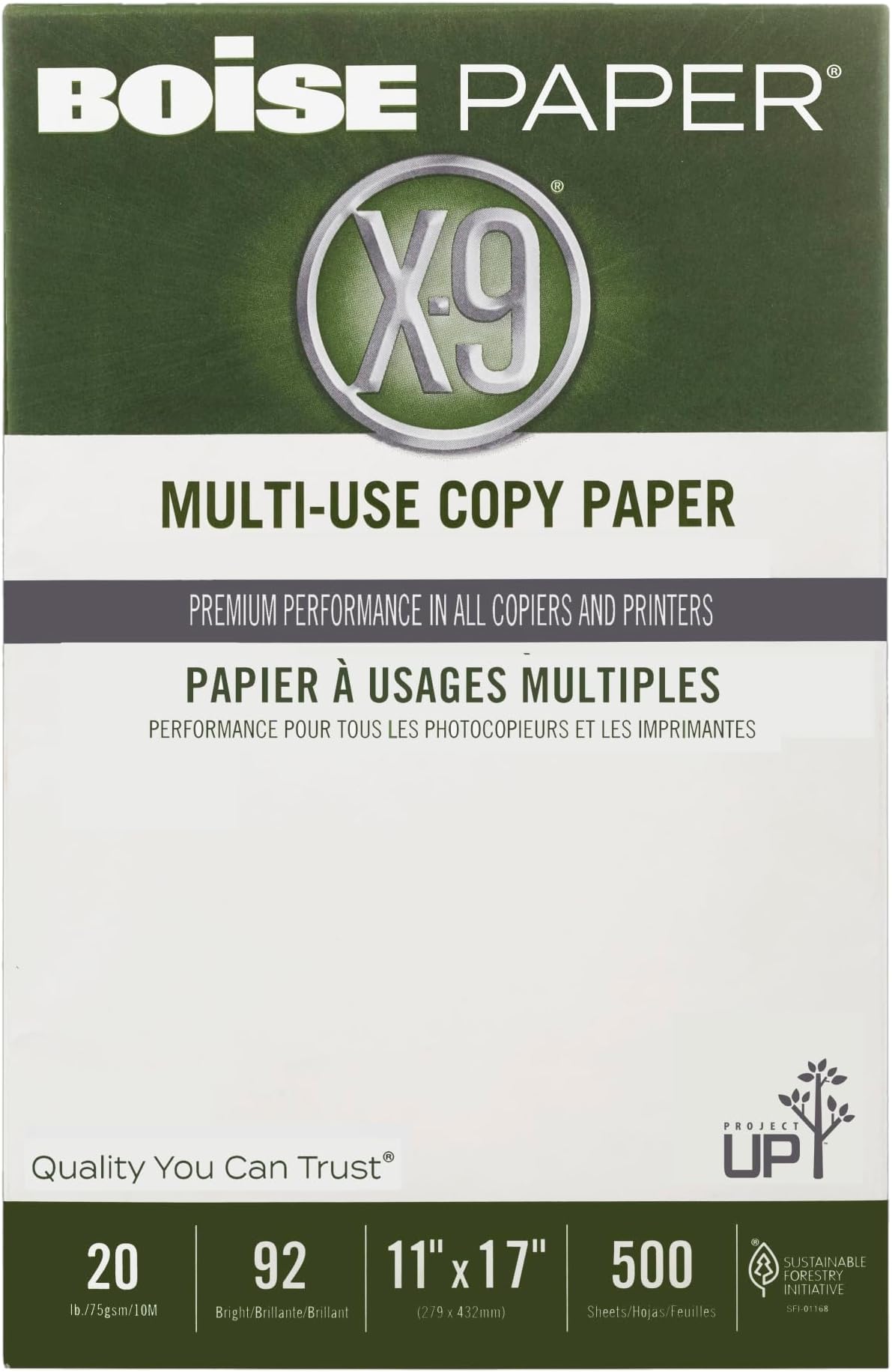 Amazon.com : Boise® X-9® Multi-Use Print & Copy Paper, Letter Size (8 1 ...