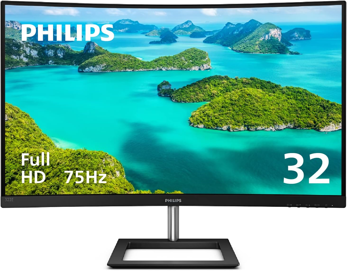 Amazon.com: Dell S3222HN 32-inch FHD 1920 x 1080 at 75Hz Curved Monitor ...