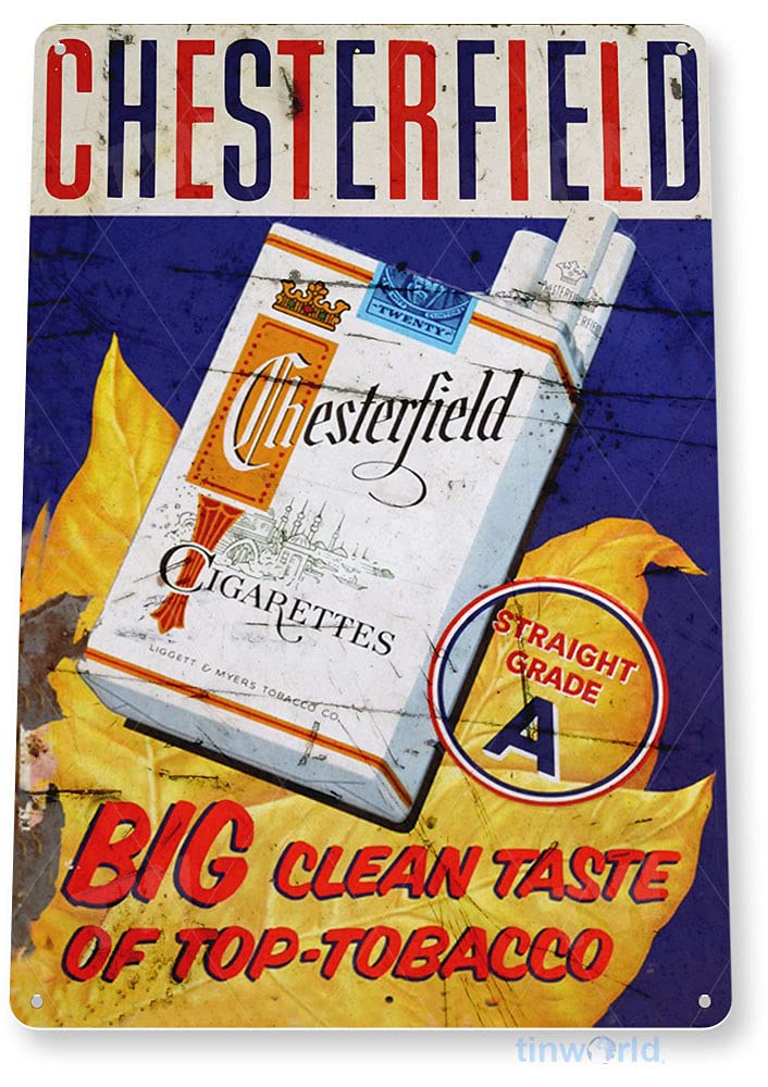 Vintage Chesterfield Cigarette Tin