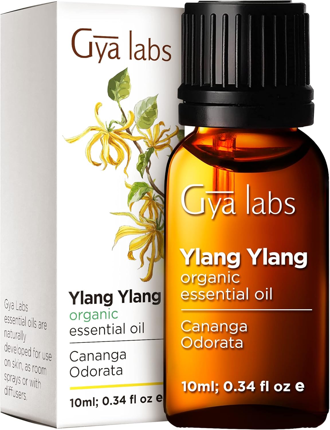 Amazon.com: Gya Labs Ylang-Ylang Essential Oil Organic for Diffuser ...
