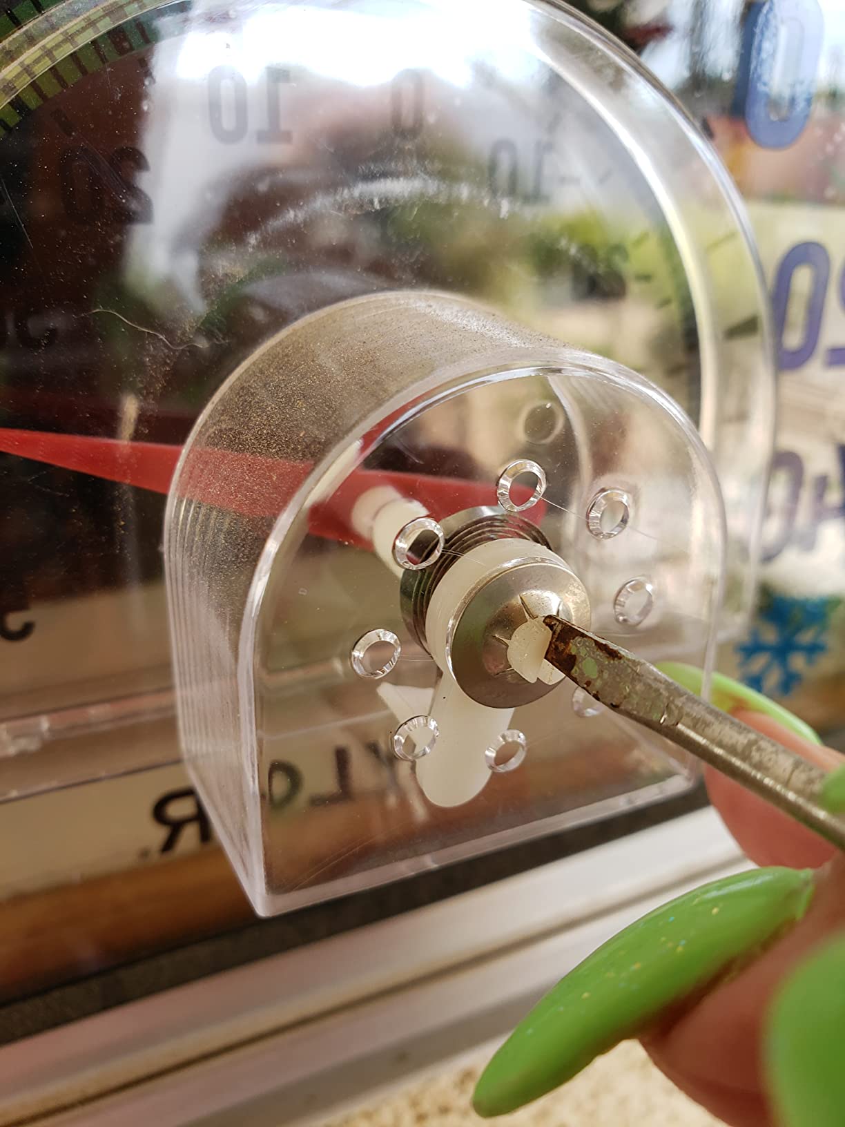 Amazon.com: Taylor Window Cling Thermometer 7" Dia.: Home & Kitchen