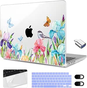 Amazon.com: MEEgoodo Case for M3 MacBook Pro 16 inch Case 2023 2021 ...