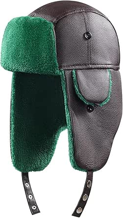 Amazon.com: Christmas Cousin Eddie Hat,Green Trapper Hat with Ear Flap ...