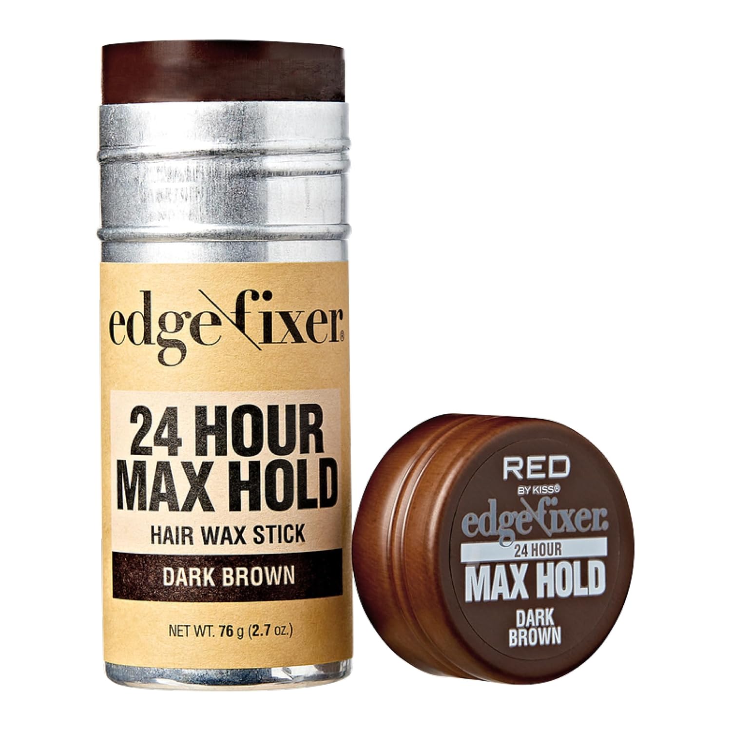 Amazon.com : Red by Kiss Hair Wax Stick 24HR Max Hold Edge Fixer Edge ...