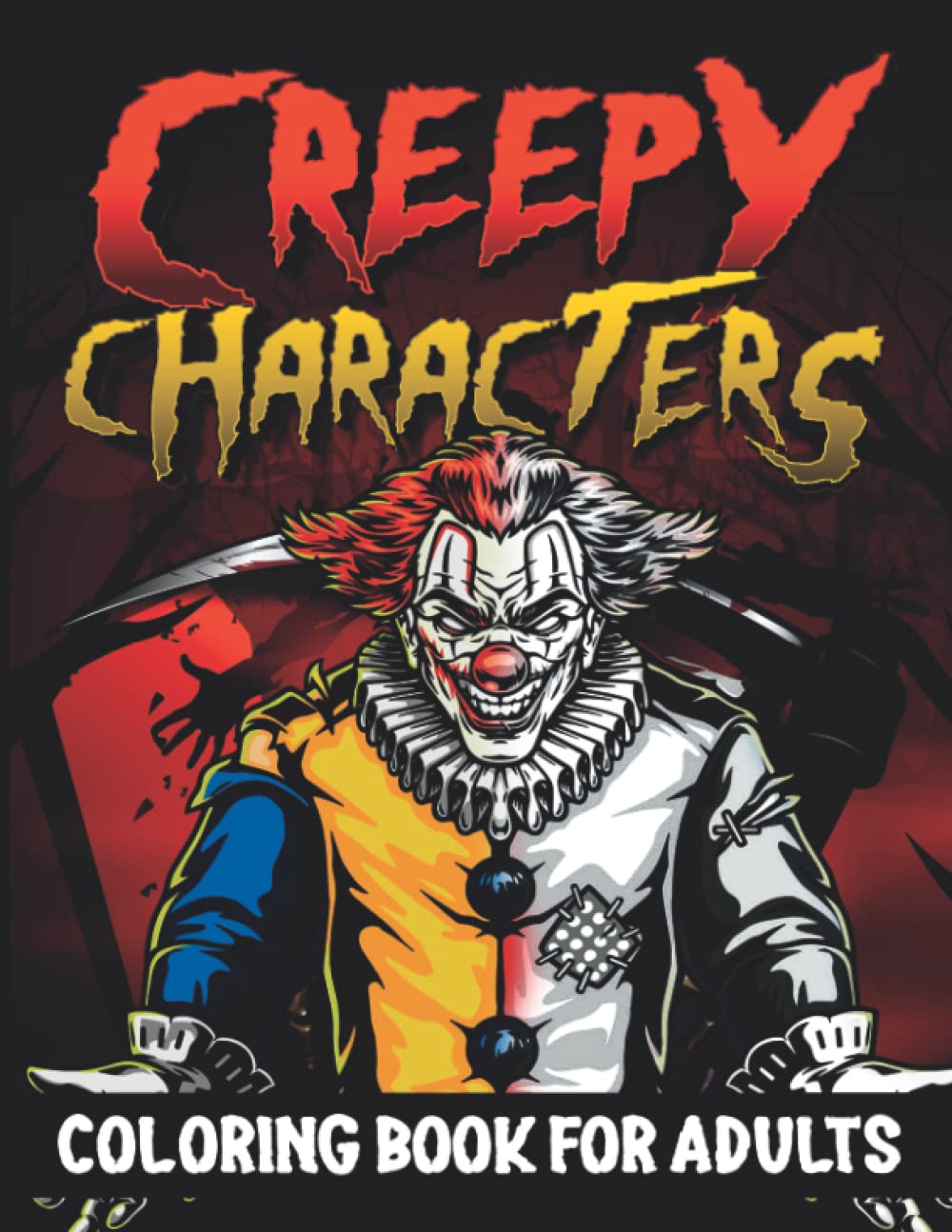 Amazon.com: Creepy Characters: A Creepy Adult Coloring Book | Unique ...
