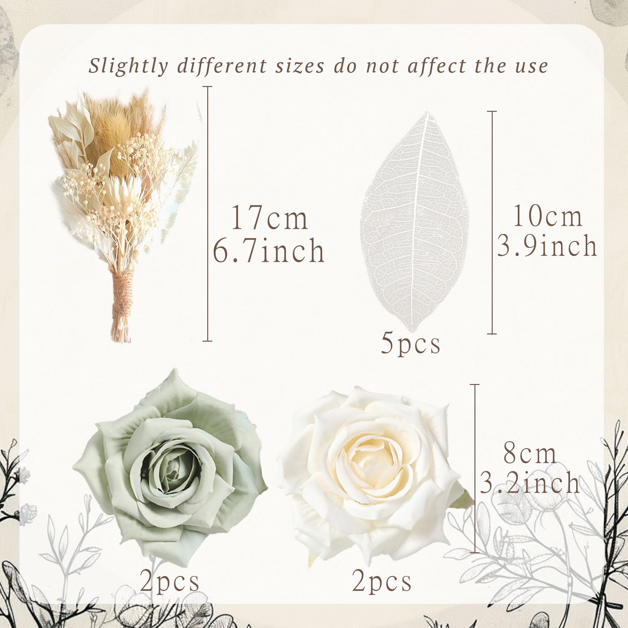 Snapklik.com : JeVenis Green Boho Cake Topper - Boho Cake Decorations
