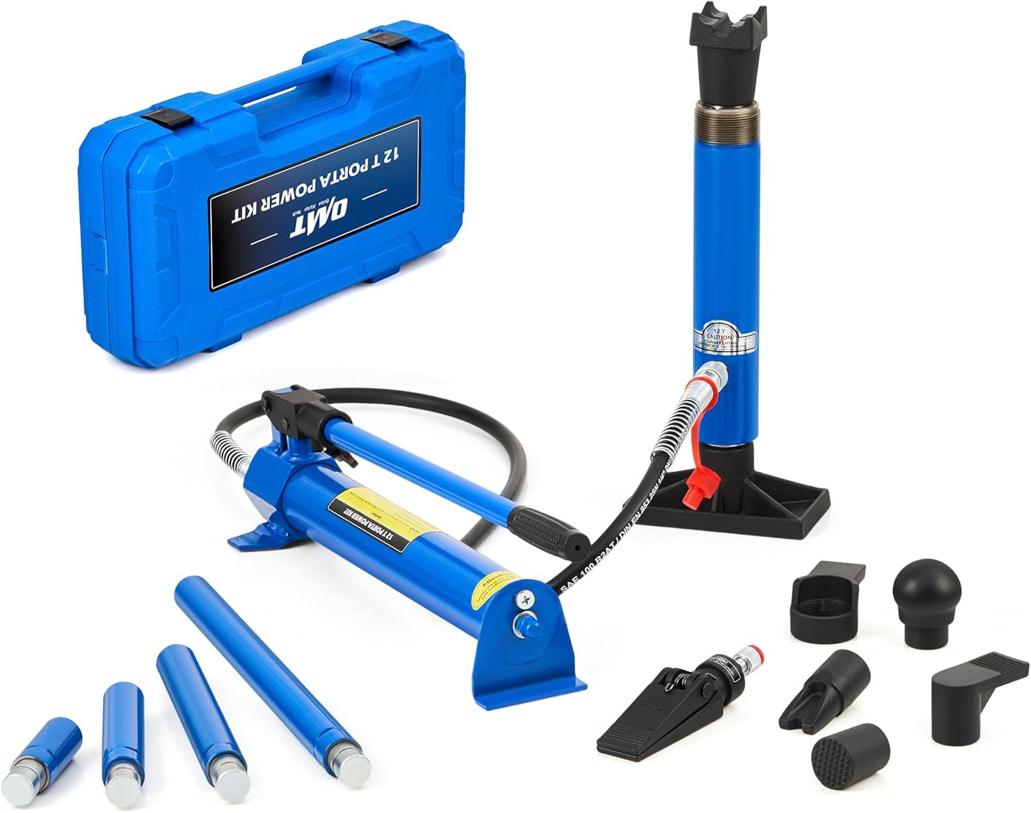 Amazon.com: Orion Motor Tech 12 Ton Porta Power Kit, Portable Hydraulic ...