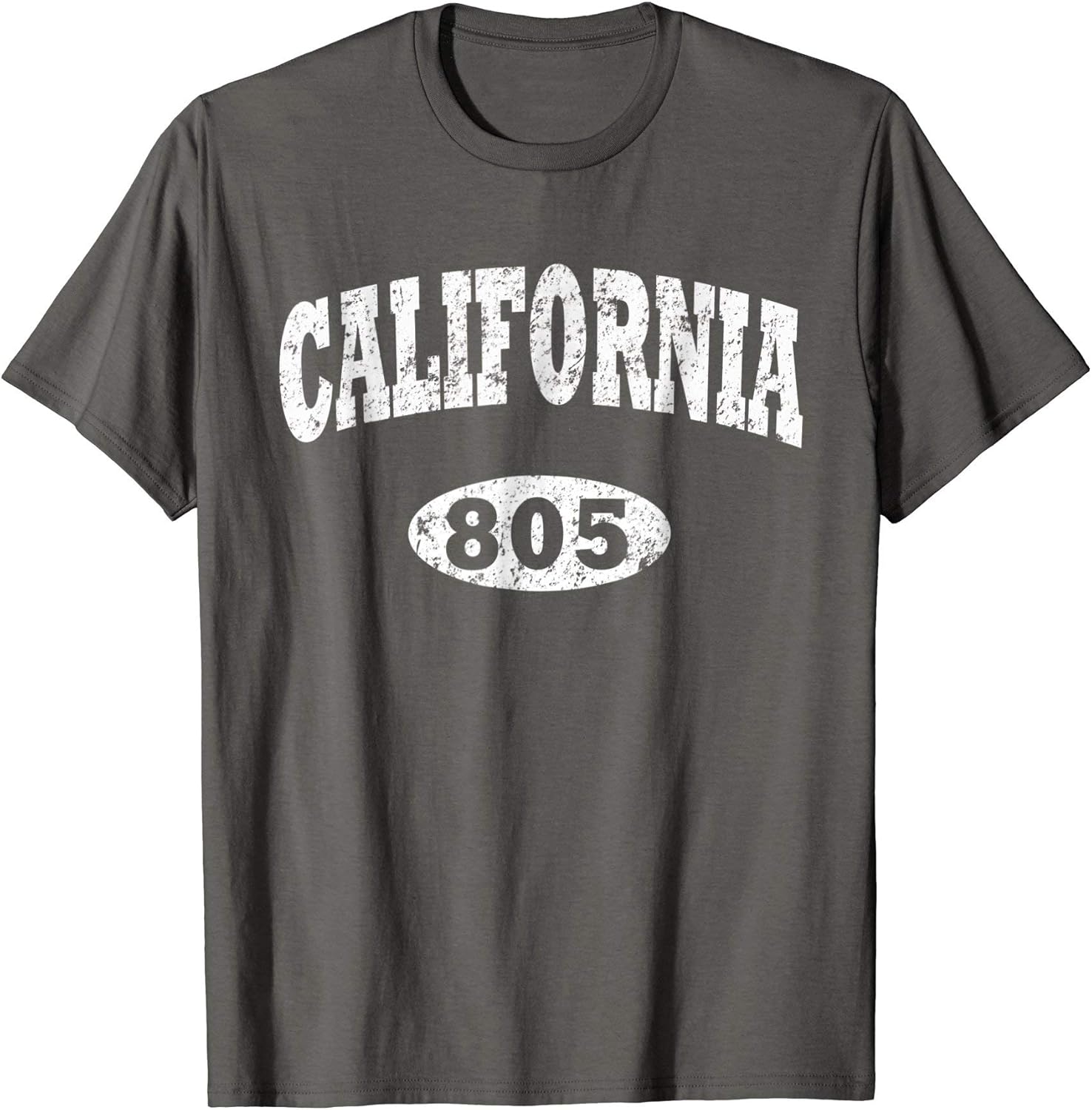 Amazon.com: Vintage California Shirt. Area Code 805 T-Shirt Tee ...