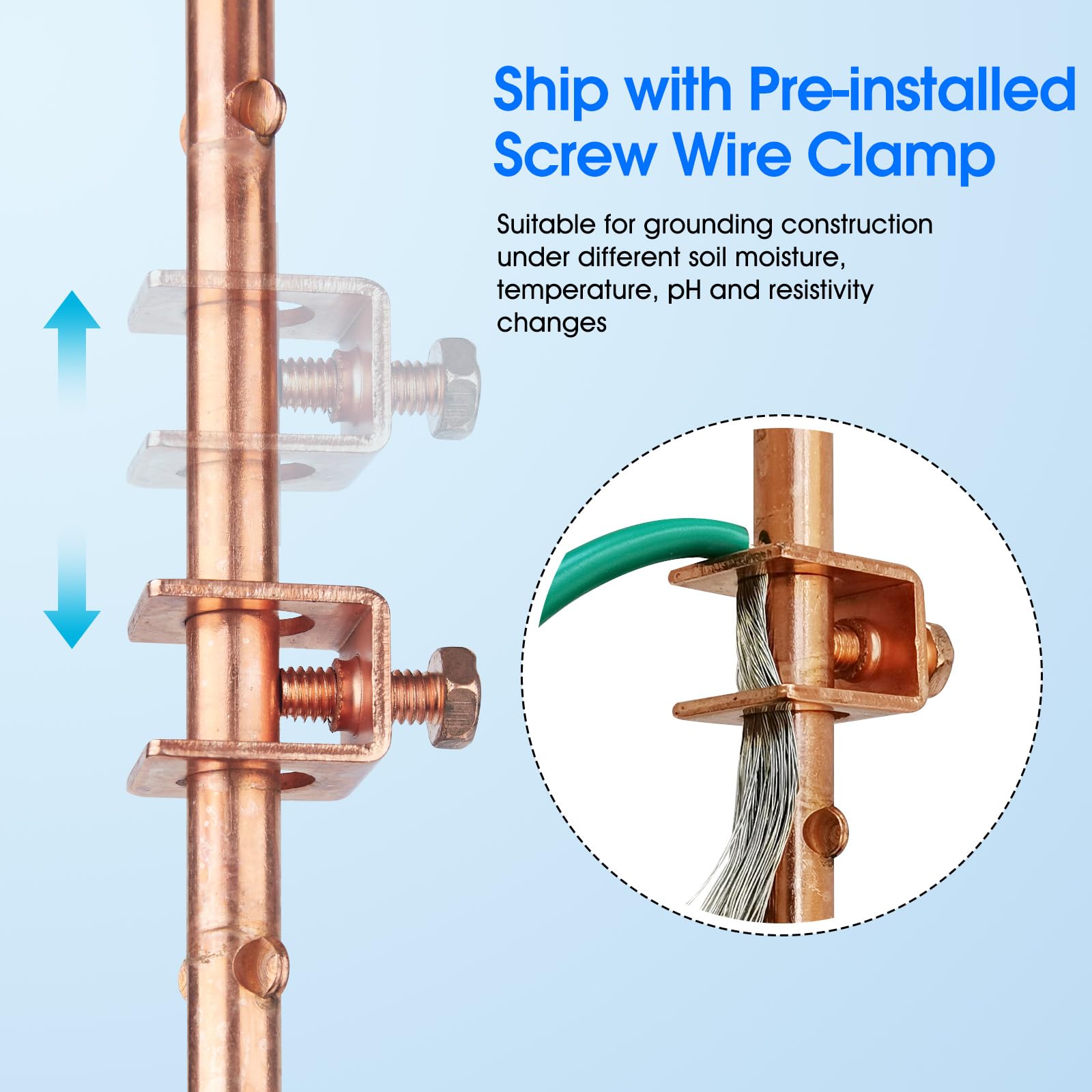 Snapklik.com : 4FT Grounding Rod