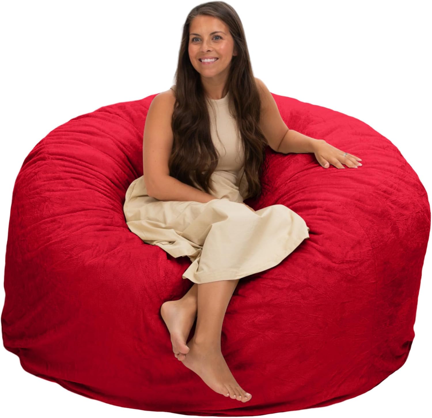 ULTIMATE SACK 5000 (5 pies). Puf Sillón muebles rellenos de espuma ...