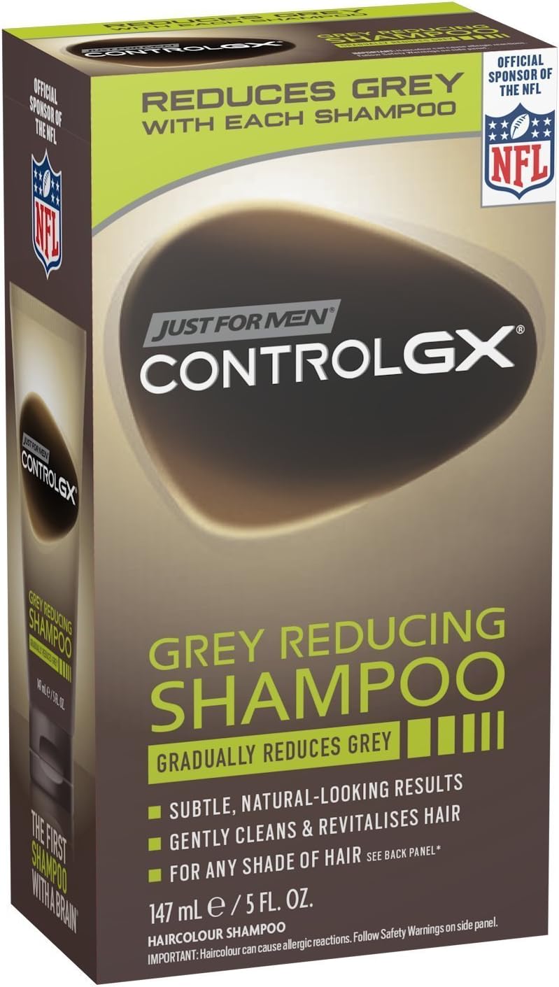 Amazon.com: Just For Men Control GX Grey Reducing Shampoo, 5 Fluid ...