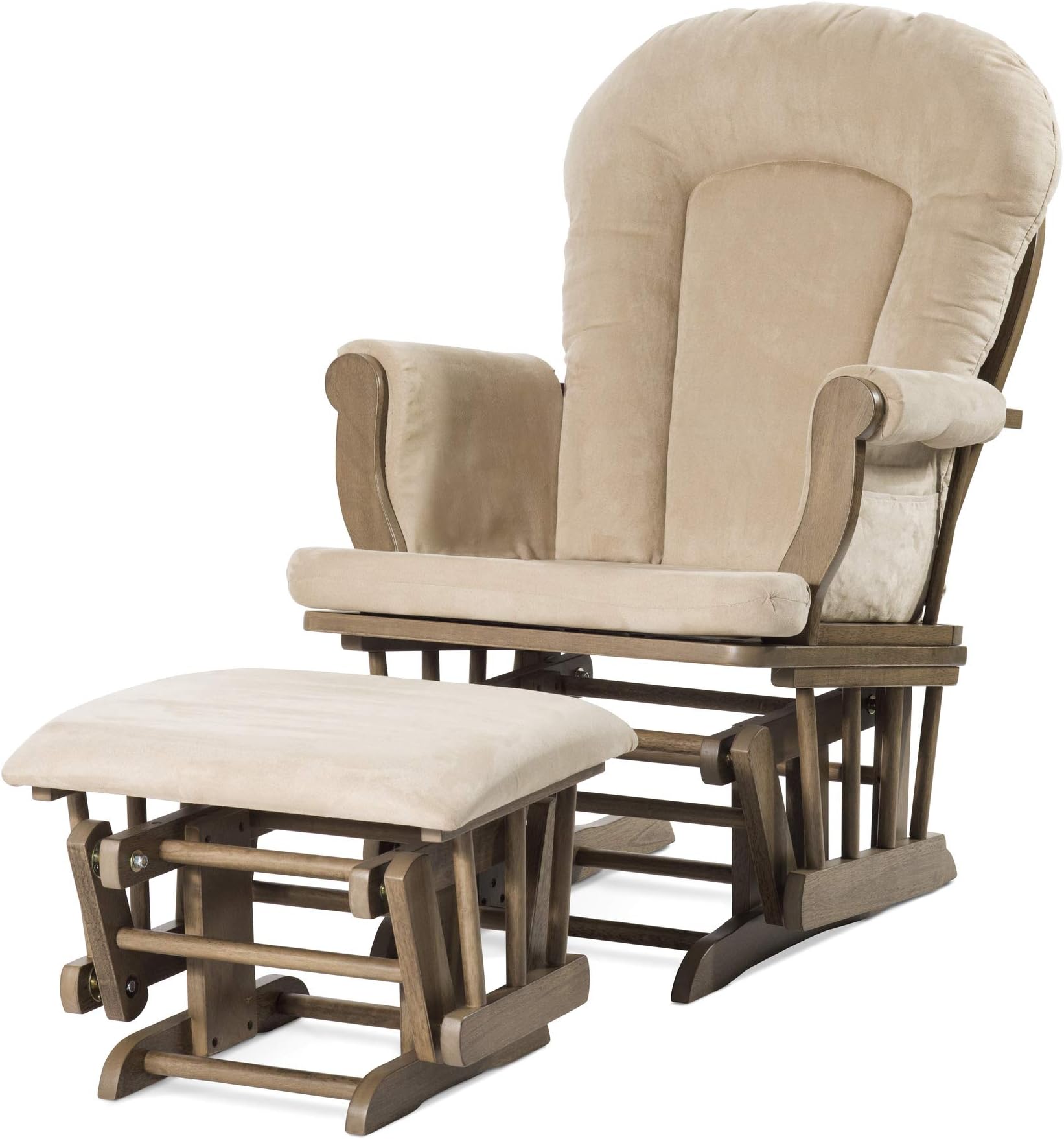 Amazon.com: Graco Parker Semi-Upholstered Glider and Nursing Ottoman ...