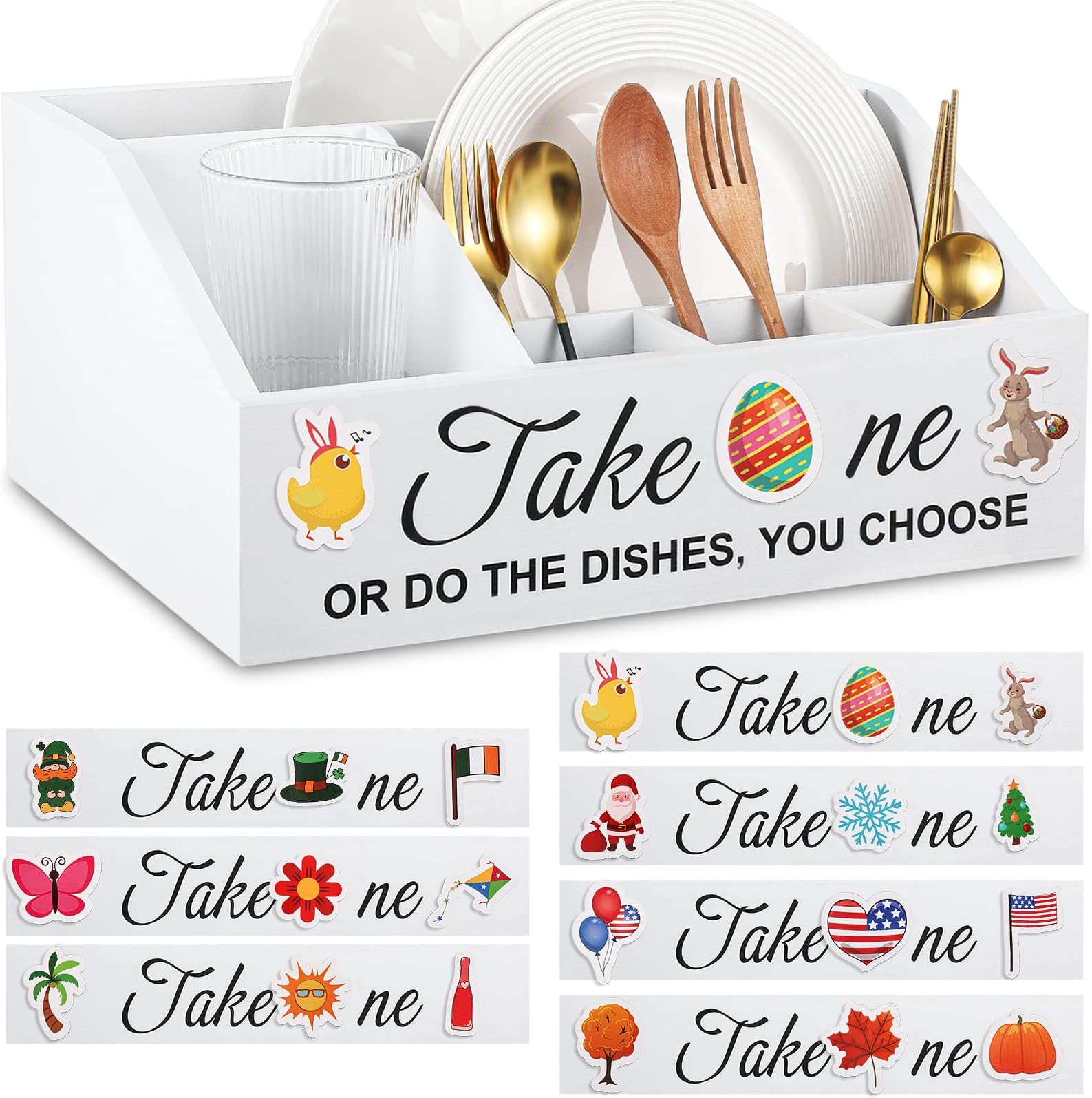 Amazon.com - Paper Plate Holder, Paper Plate Dispenser for Kitchen ...