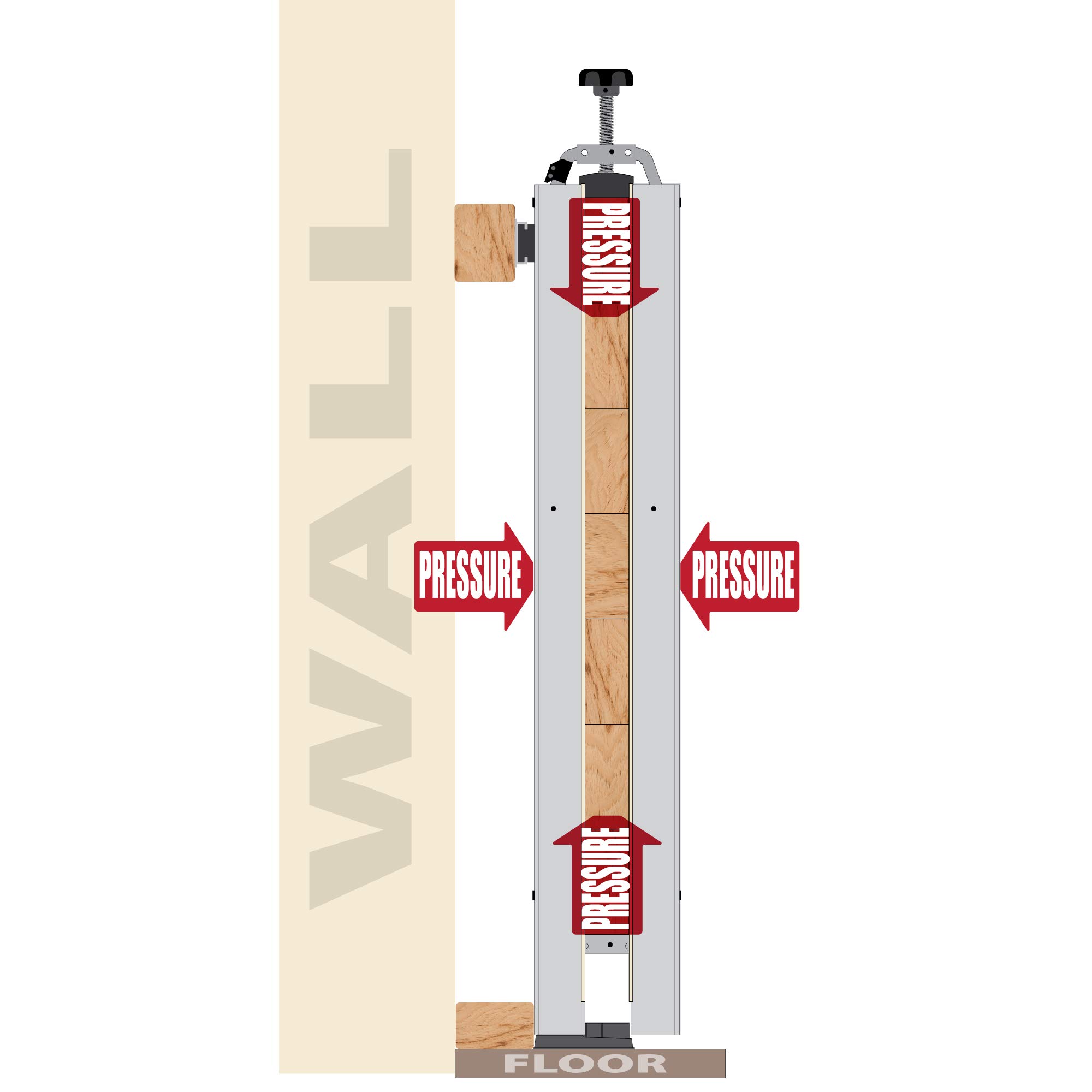 Panel Max Glue Press Four Way 43 Inch Long Clamping System For Small ...