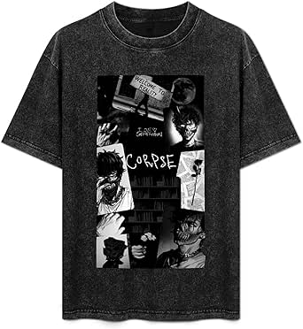 Corpse Actor Husband Collage T Shirt Summer Soft Crew Neck Tee Art ...